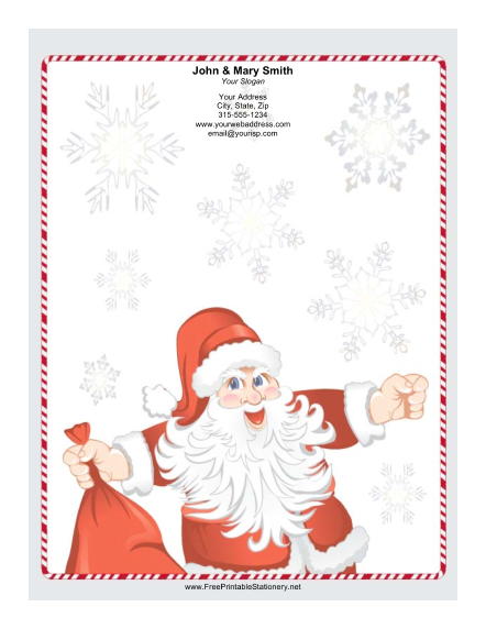 9 Santa Letterhead Template From The Desk Of Santa DOC PDF