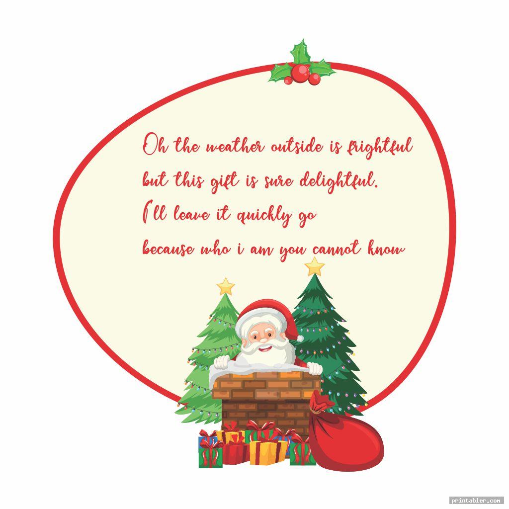 13 Secret Santa Clues Examples Printables Download Word PDF 