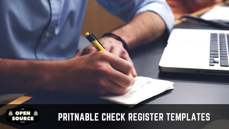 17+ Printable Check Register Template [Excel, PDF] Download!