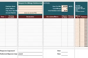 9+ FREE Mileage Reimbursement Form Template [PDF, Excel, Doc]