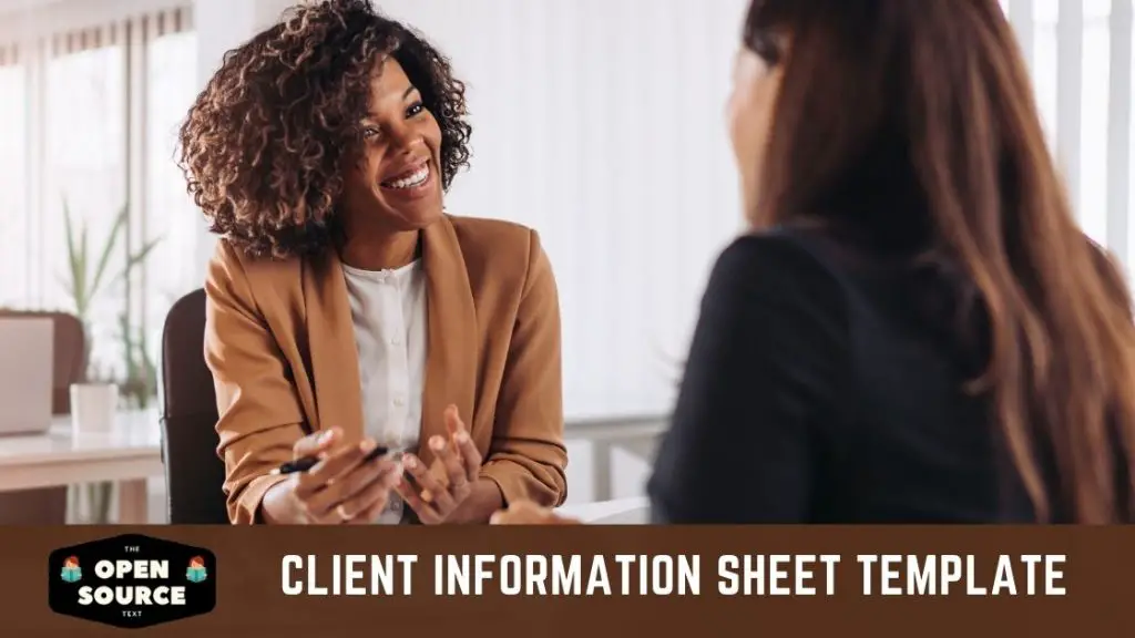 13+ Client Information Sheet Template FREE [Word, PDF, Excel]